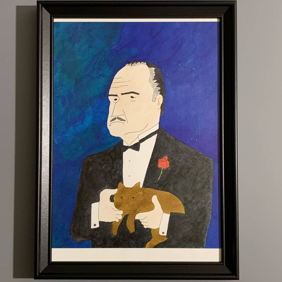 Yahoo!オークション - 和田誠 「映画 『ゴッドファザー』 1972」/A4額...