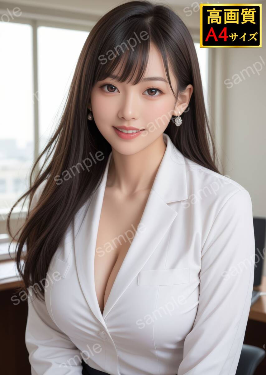 Yahoo!オークション - 麗子 OL アート ポスター 美女 A4サイズ グラビ...