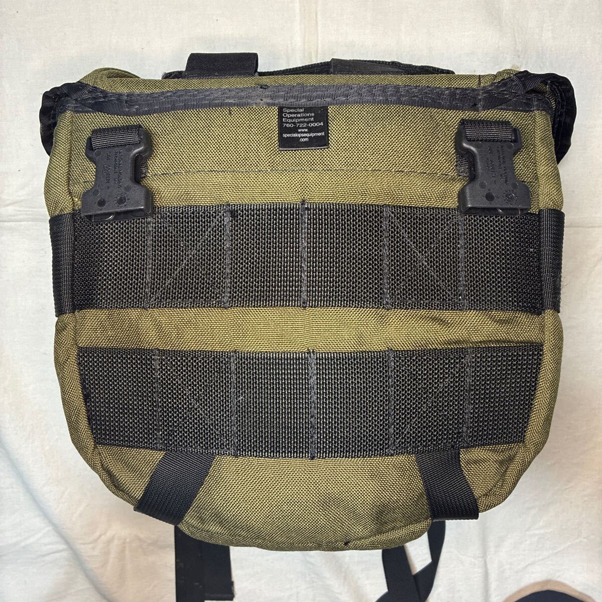 Yahoo!オークション - 実物 SOE ブットパック 超希少黒縁 OD