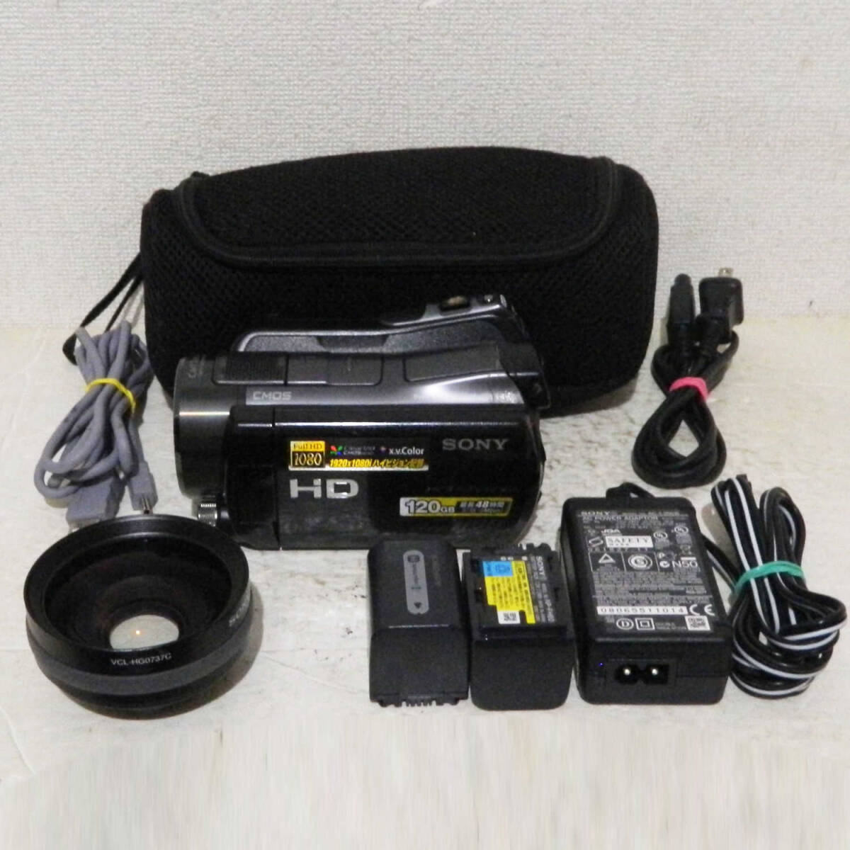 Yahoo!オークション - 動作品 Sony HDR-SR12 フルハイビジョン 120GBHD...