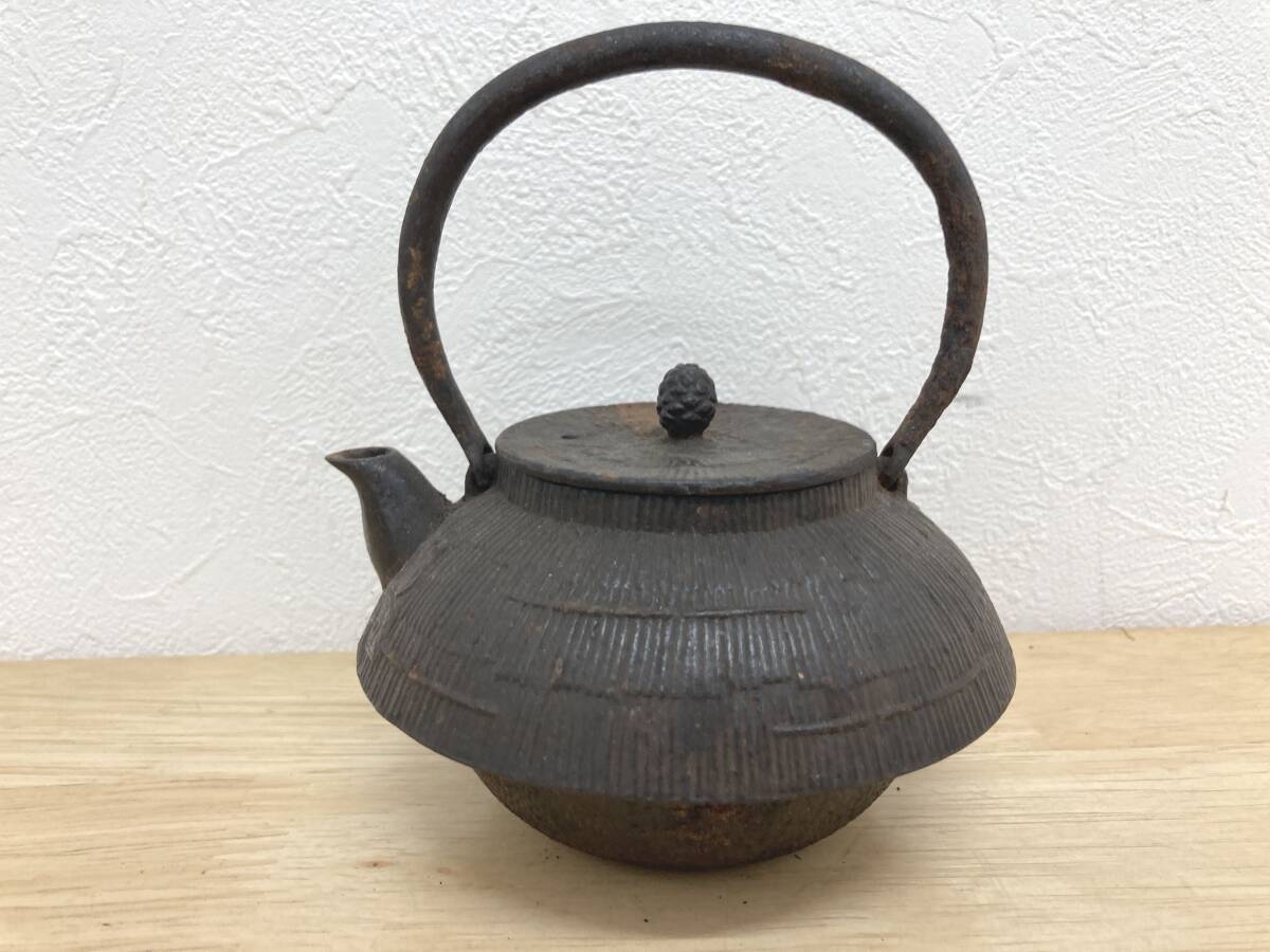 Yahoo!オークション - 44762 鉄瓶 南盛堂製 南部鉄器 重さ約476g 急...