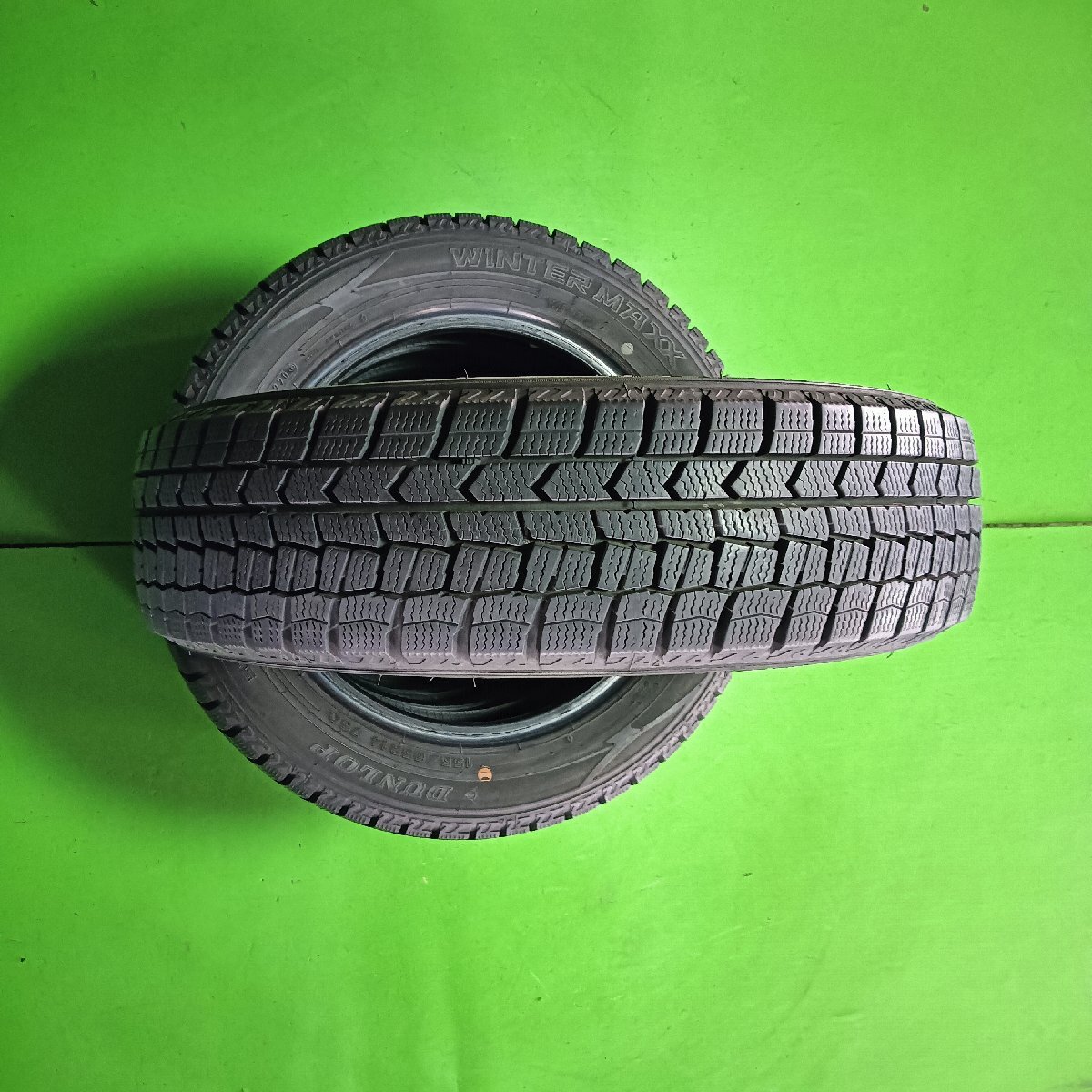 Yahoo!オークション - T7-8-3155/65R14 75Q DUNLOP WINTERMAXX WM02 20...