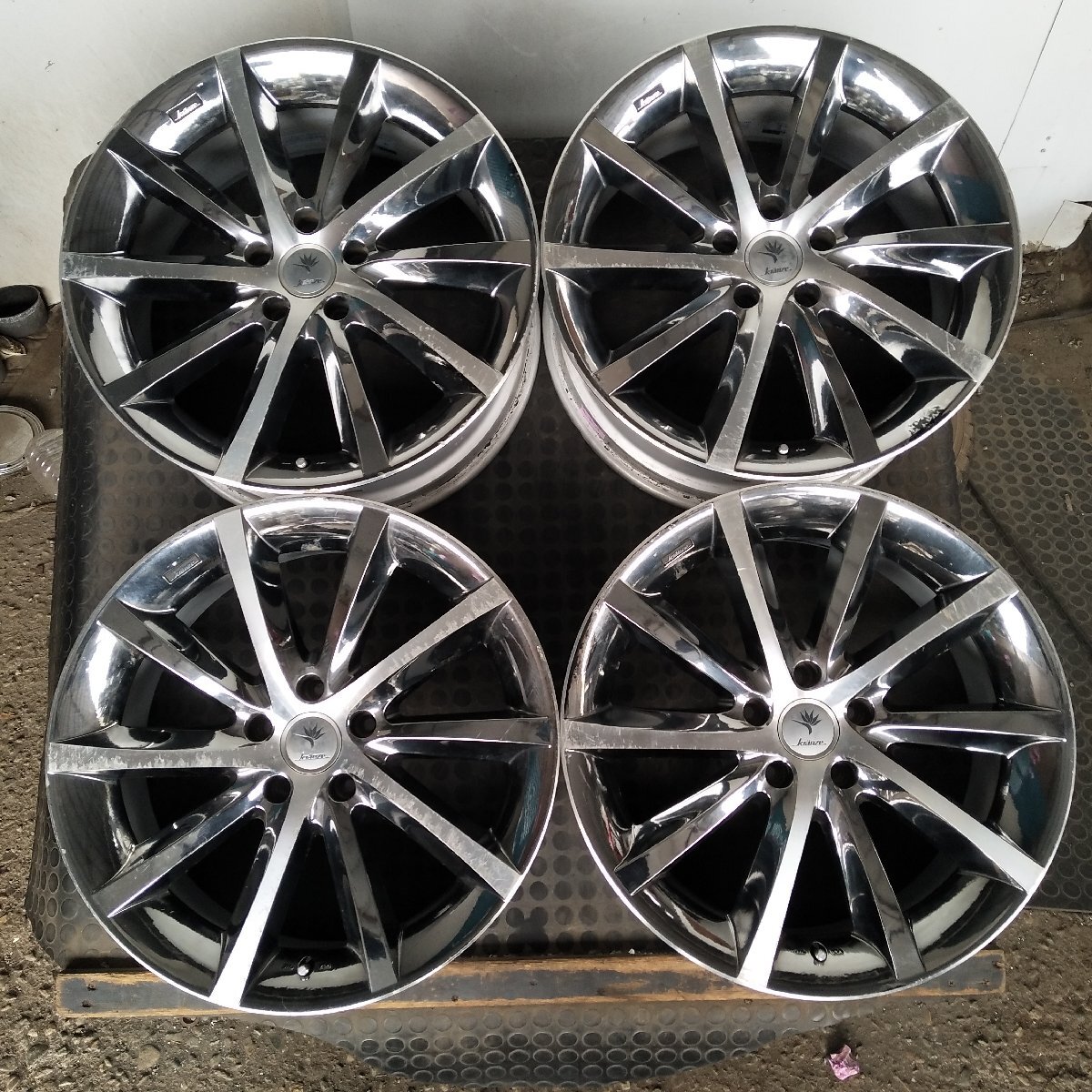 Yahoo!オークション - T7-105【4本価額】【19x8J 5x114.3 ET+38 ハブ73...