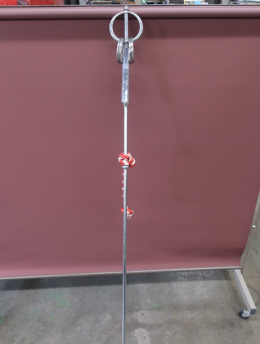 K-2575 チャリン棒 品 錫杖 杖(仏具一般)｜売買されたオークション情報、yahooの商品情報をアーカイブ公開 - オークファン（aucfan.com）