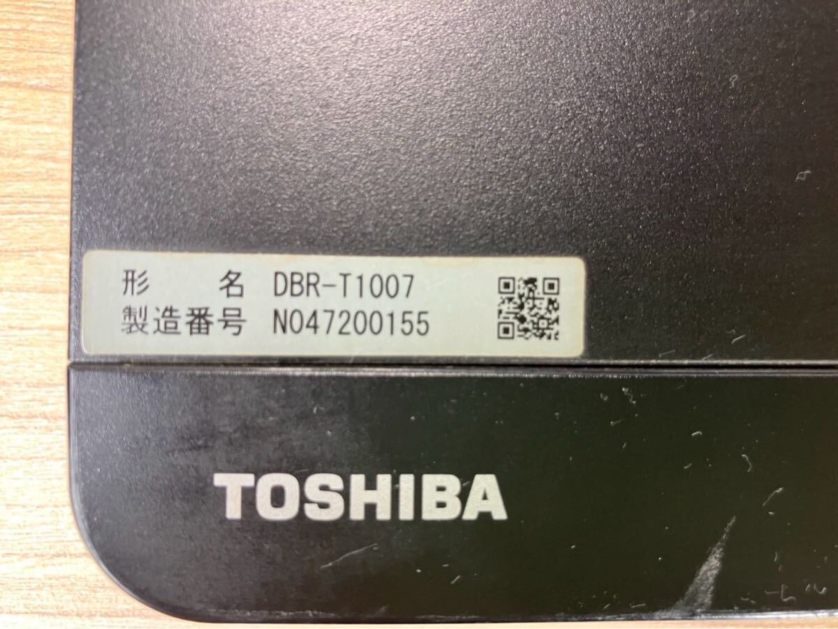 Yahoo!オークション - 【S0185】TOSHIBA 東芝 DBR-T1007 ブルーレイレ...