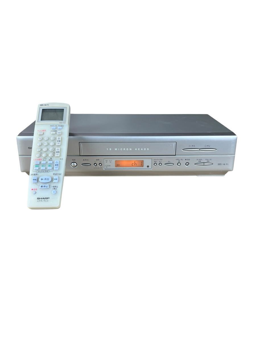Yahoo!オークション - 【N0951】SHARP シャープ VCH220 VHSビデオデッ...
