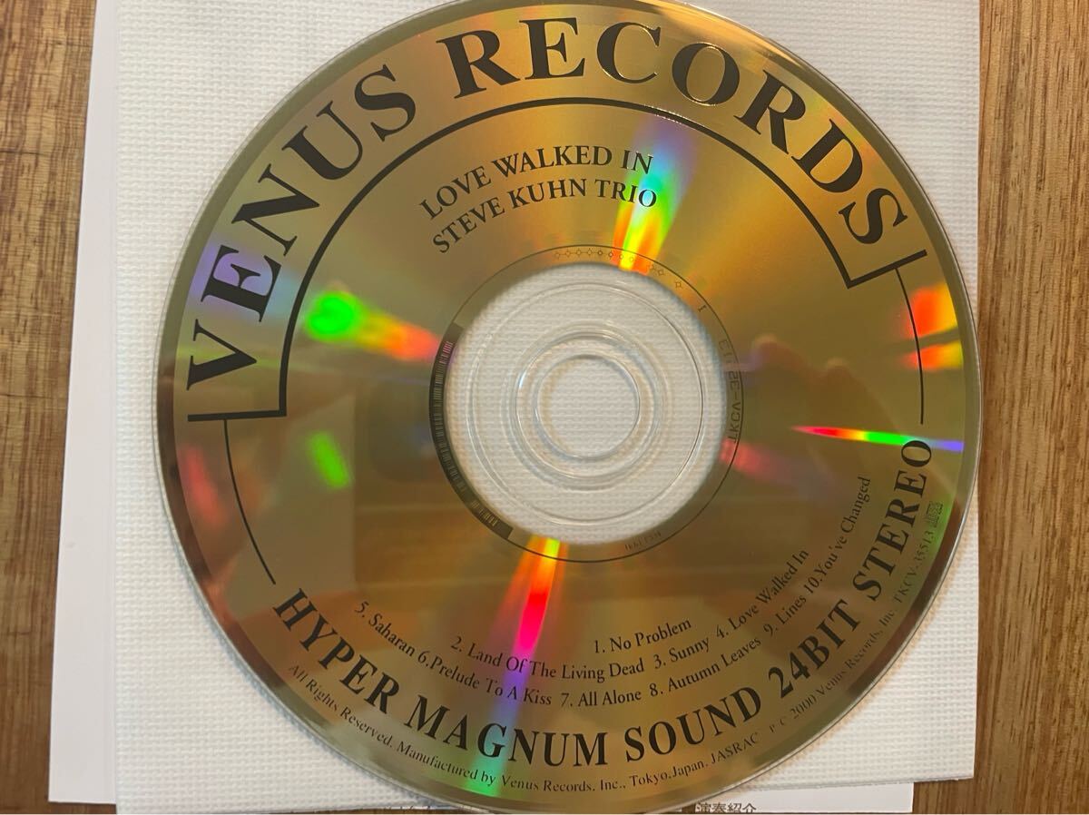 Yahoo!オークション - 24k GOLD CD STEVE KUHN TRIO / LOVE WALKED IN