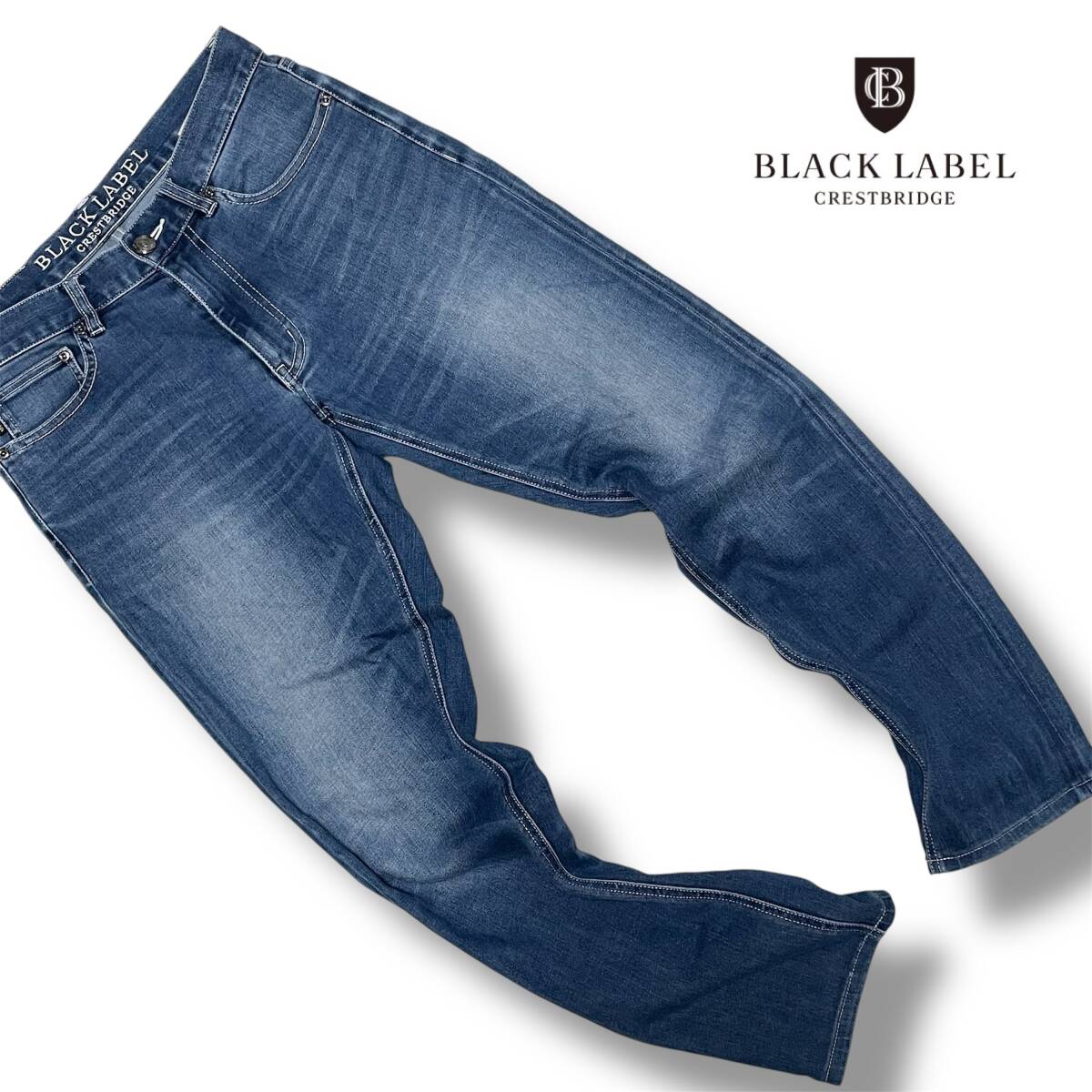1円〜 S 実寸76cm BLACK LABEL CRESTBRIDGE ブラックレーベル クレストブリッジ ストレッチ デニム ジーンズ(ボトムス)｜売買されたオークション情報、yahooの ...