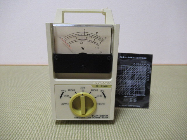 Yahoo!オークション - フジソク 通過型電力計 特注型式TLP-851A 狭帯域...