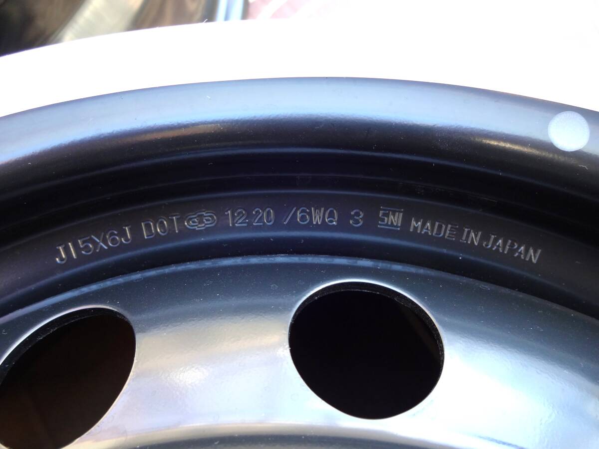 Yahoo!オークション - 鉄ホイール スチールホイール 4本セット J15×6J...