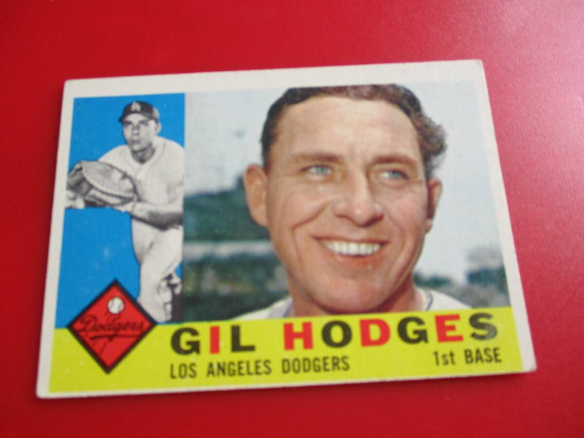 Yahoo!オークション - 1960 TOPPS ＃295 GIL HODGES