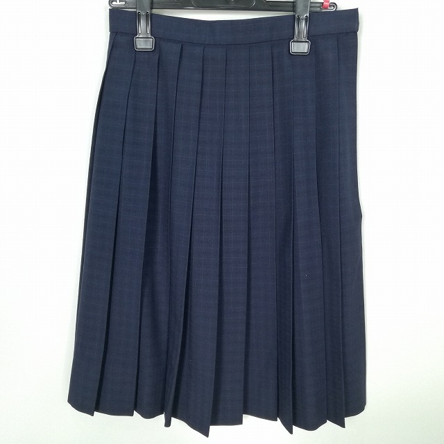 Yahoo!オークション - 1円 スクールスカート 夏物 w63-丈62 チェック ...