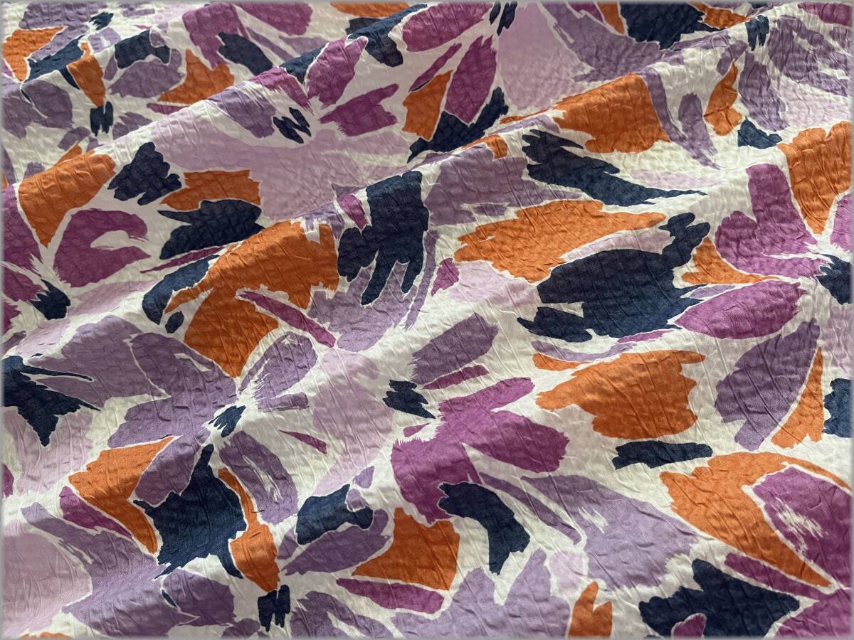 Yahoo!オークション - mets 10m 80ローンリップル おおきな花 purple ...