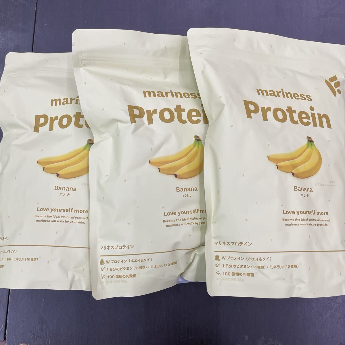 Yahoo!オークション - B6【個人保管品】/ マリネスプロテイン バナナ m...