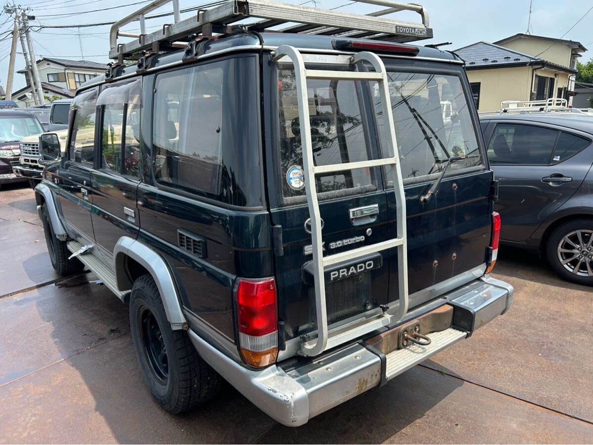 Yahoo!オークション - ランドクルーザー プラド リアラダー 純正 KZJ 7...