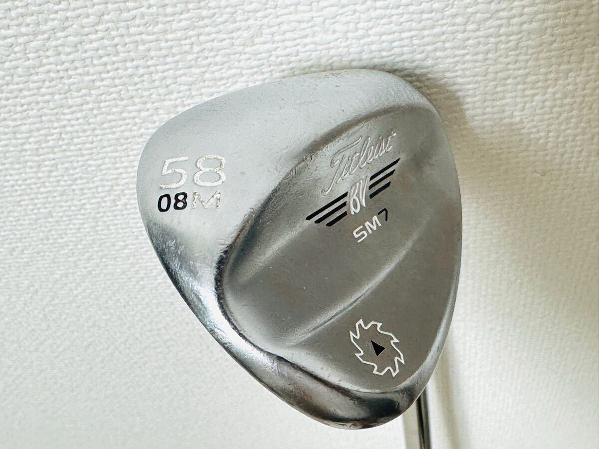 Yahoo!オークション - VOKEY SM7 Titleist 58度 バウンス08度 M ボーケ...