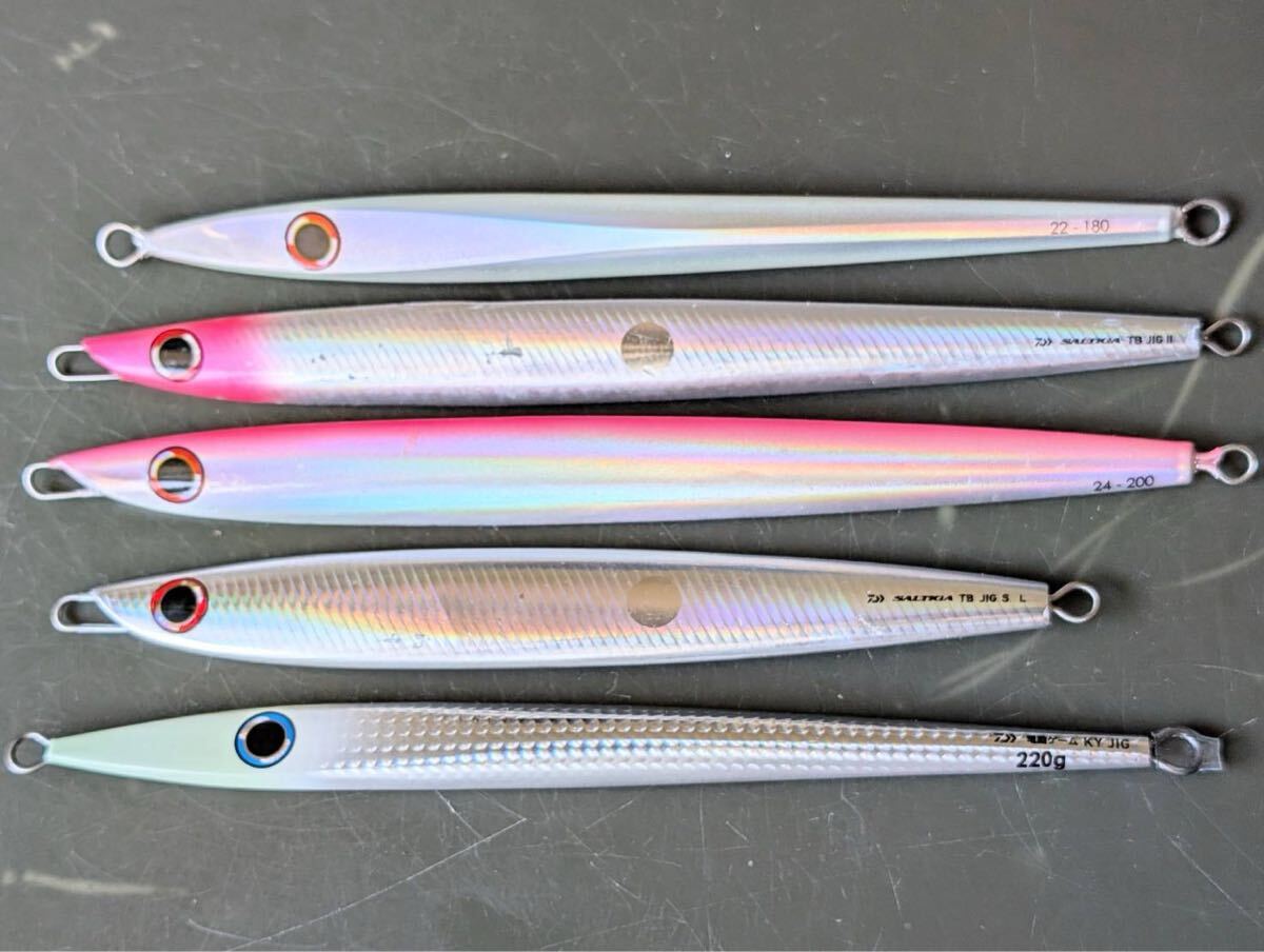 Yahoo!オークション - ダイワ DAIWA TB KY ロング 180〜220g 5本セット...