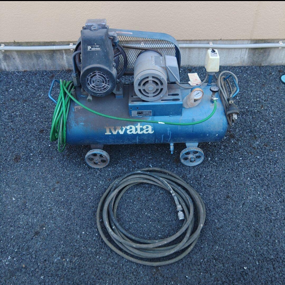 Yahoo!オークション - 引取り限定 Iwata 岩田塗装機工業 CS-150P エア...