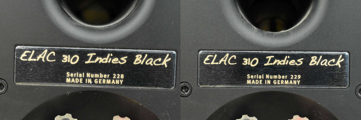 Yahoo!オークション - 【C】ELAC 310 Indies Black スピーカーペア エ...