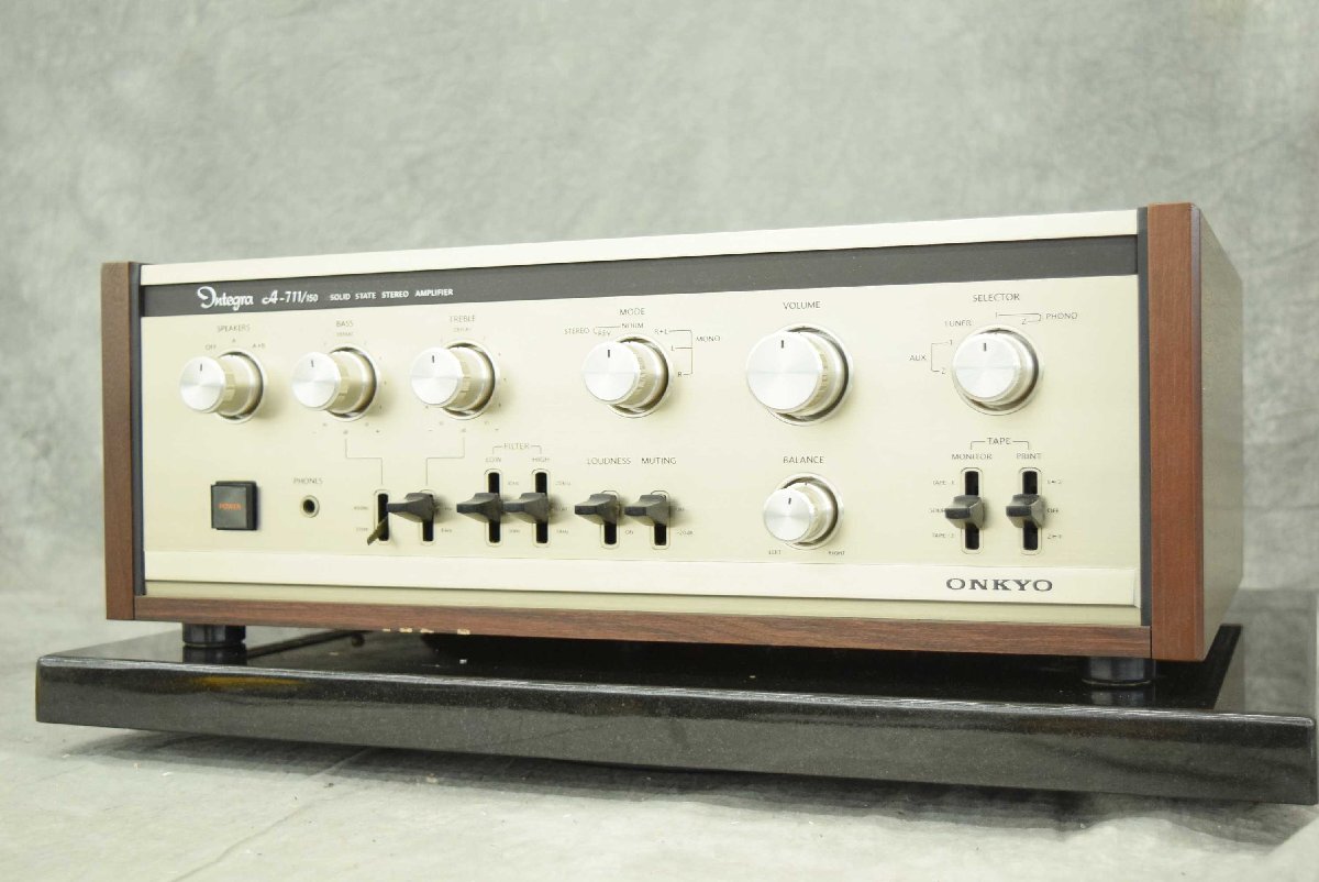 Yahoo!オークション - 【G】ONKYO Integra A-711/150 プリメインアンプ...