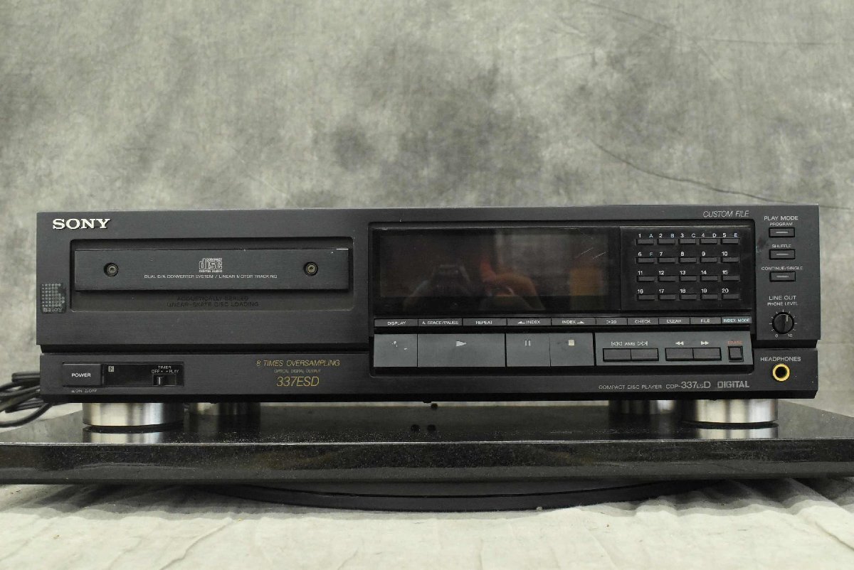 Yahoo!オークション - 【D】SONY CDP-337ESD CDプレーヤー ソニー 2338...