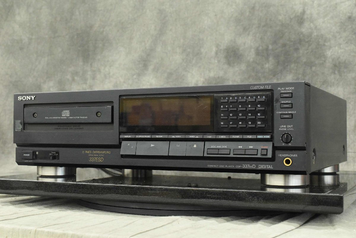 Yahoo!オークション - 【D】SONY CDP-337ESD CDプレーヤー ソニー 2338...
