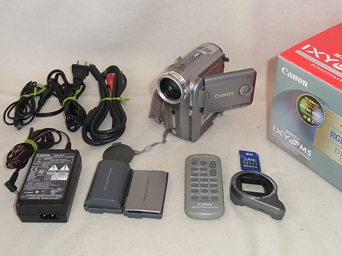 Yahoo!オークション - CANON キヤノン IXY DV M5 miniDV ビデオカメラ ...
