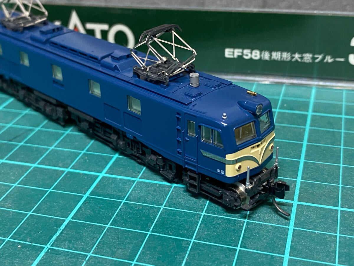 Yahoo!オークション - EF58形電気機関車（後期形大窓・ブルー） 3020-1...