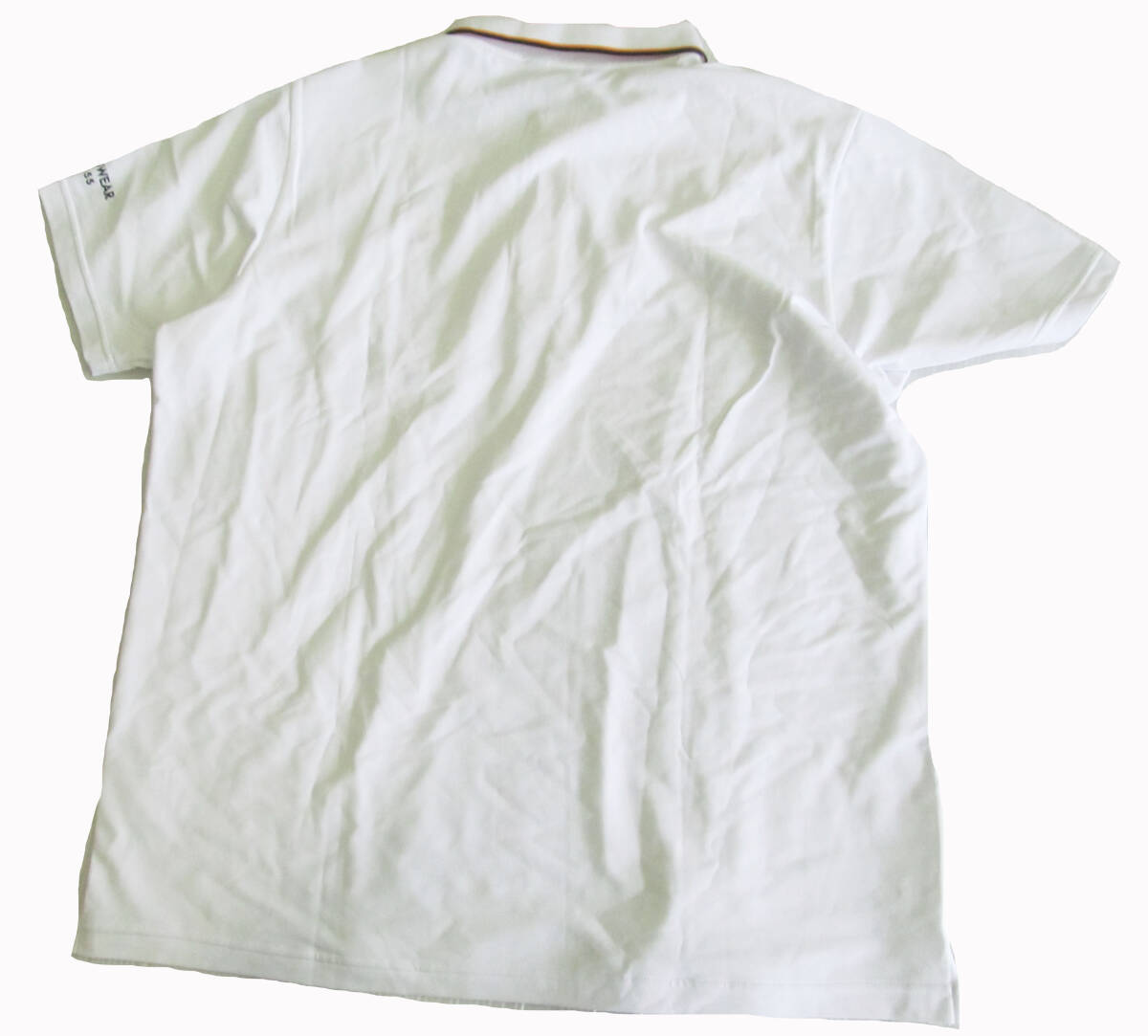 【樂淘letao】日本代購代標第一品牌－未使用 マンシングウェア デサント 白 半袖 ポロシャツ 3L 2XL f41