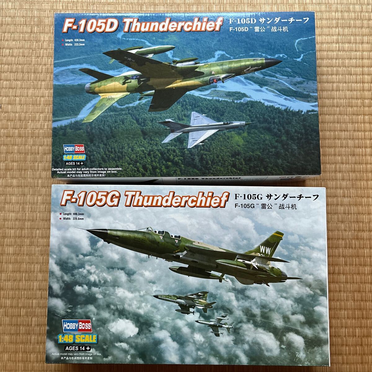 Yahoo!オークション - HOBBY BOSS(ホビーボス)1/48「F-105G /F-105D Th...