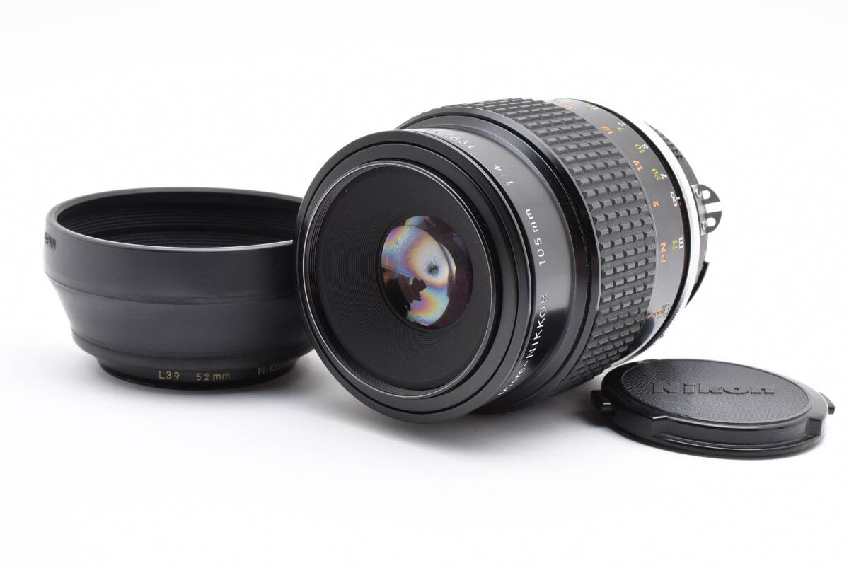Yahoo!オークション - ニコン Nikon Ai-S Micro-NIKKOR 105mm F4 L100...