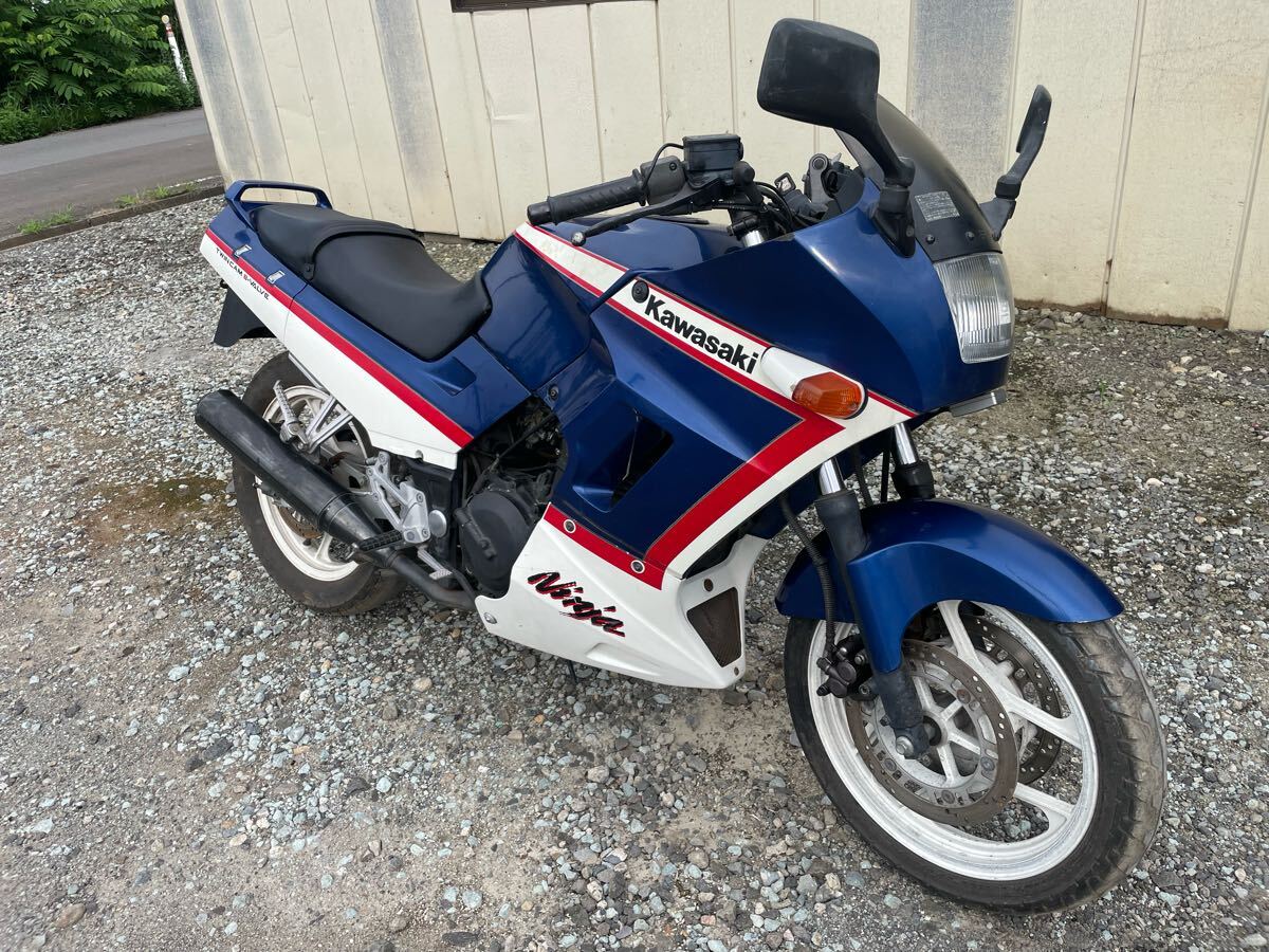 Yahoo!オークション - カワサキGPX250R2 書付き実働 レストアベース 部...