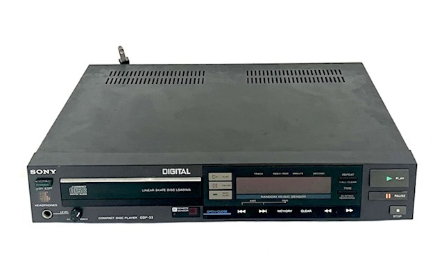 Yahoo!オークション - b321 SONY ソニー CDプレーヤー CDP-33 CDデッキ...