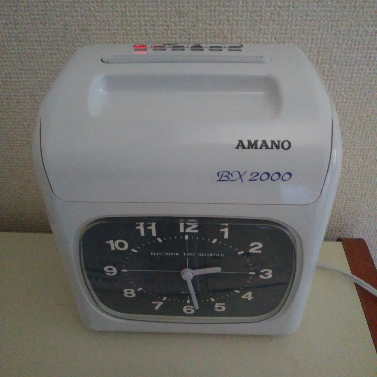 Yahoo!オークション - アマノ タイムレコーダーBX-2000整備済みリボン...