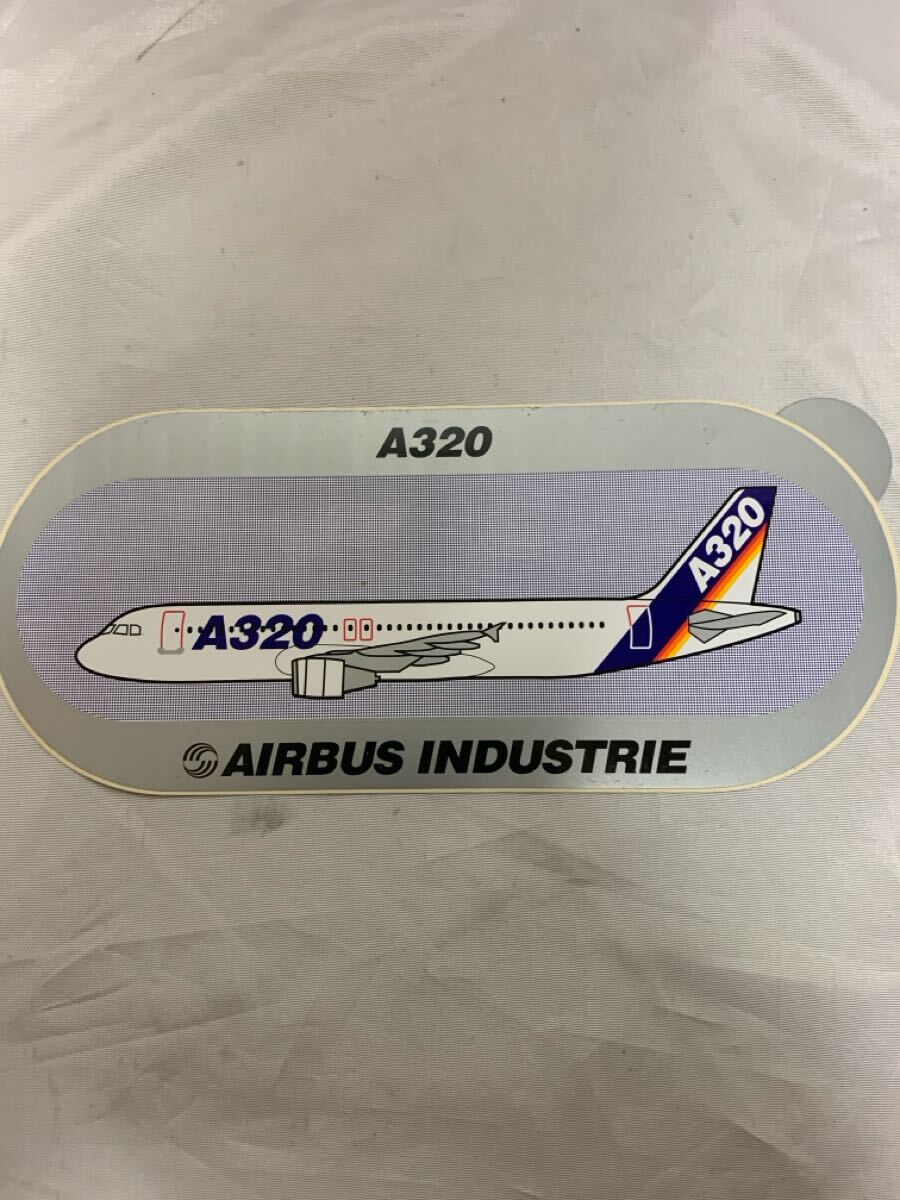 Yahoo!オークション - 飛行機 ステッカー AIRBUS INDUSTRIE A320 未使...