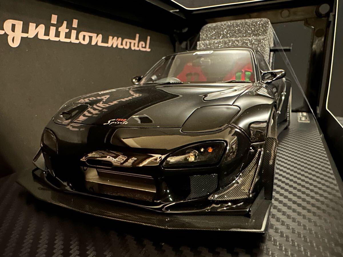 Yahoo!オークション - [新品] 1/18 IG2967 FEED Afflux GT3 FD3S Black...