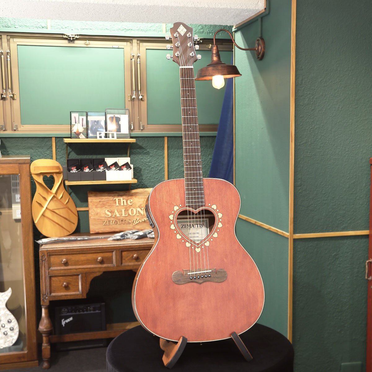 1円スタート 訳あり 特価 Zemaitis ゼマイティス アコースティックギター エレアコ CAF-85H Faded Red 検品・調整済出荷 ギグバッグ付(中古)のオークション落札情報