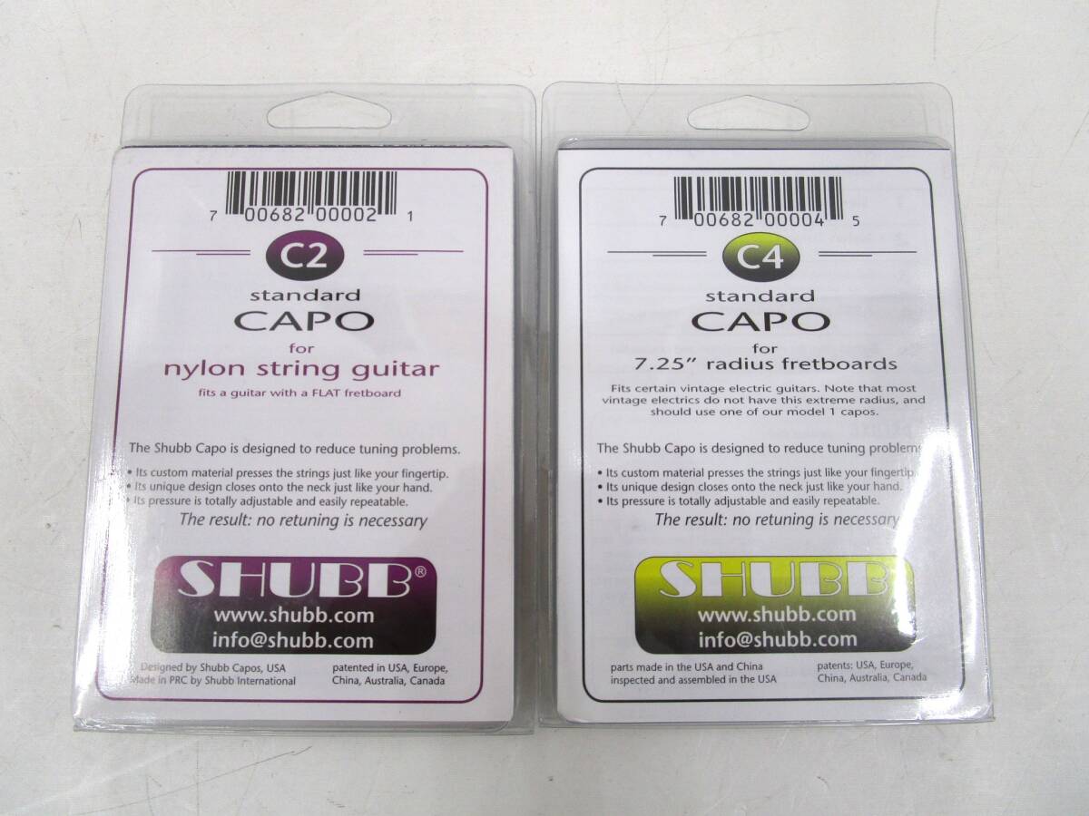 Yahoo!オークション - C0718-5Y/ 未使用 SHUBB シャブ カポタスト 2点...