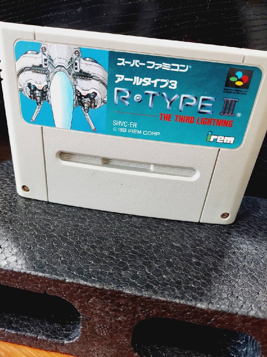 Yahoo!オークション - irem R-TYPE3 SHVC-ER 1993 シューティングゲ...