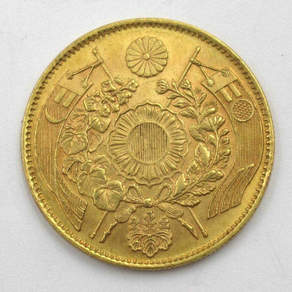 Yahoo!オークション - 旧10円金貨 明治4年 量目 約16.72g 旧十圓金貨 ...