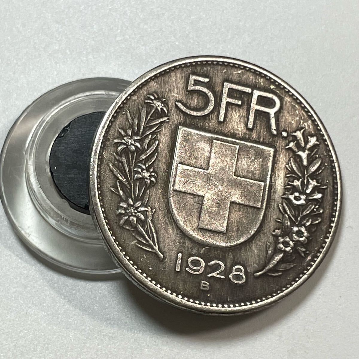 Yahoo!オークション - スイス 硬貨 古銭 ヘルベティア 1928年 ヘルベテ...