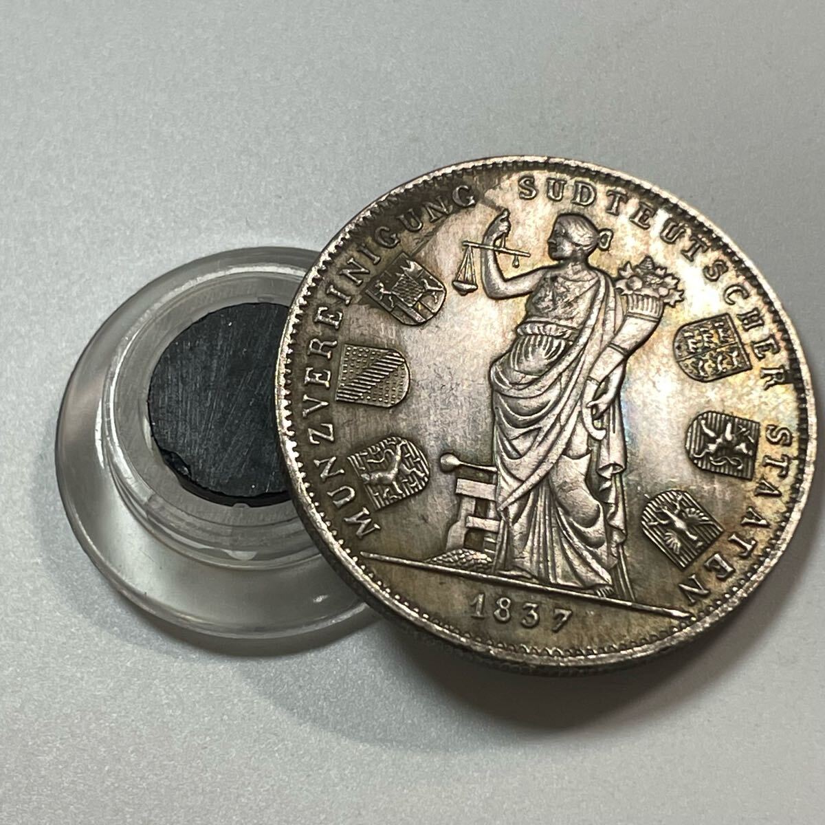 Yahoo!オークション - ドイツ 硬貨 古銭 フェルドヘルンハレ 1837年 バ...