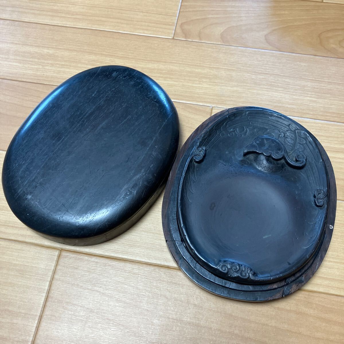 Yahoo!オークション - 端渓硯 青鸞硯 古硯 540g 硯 古硯 書道 老坑 古...