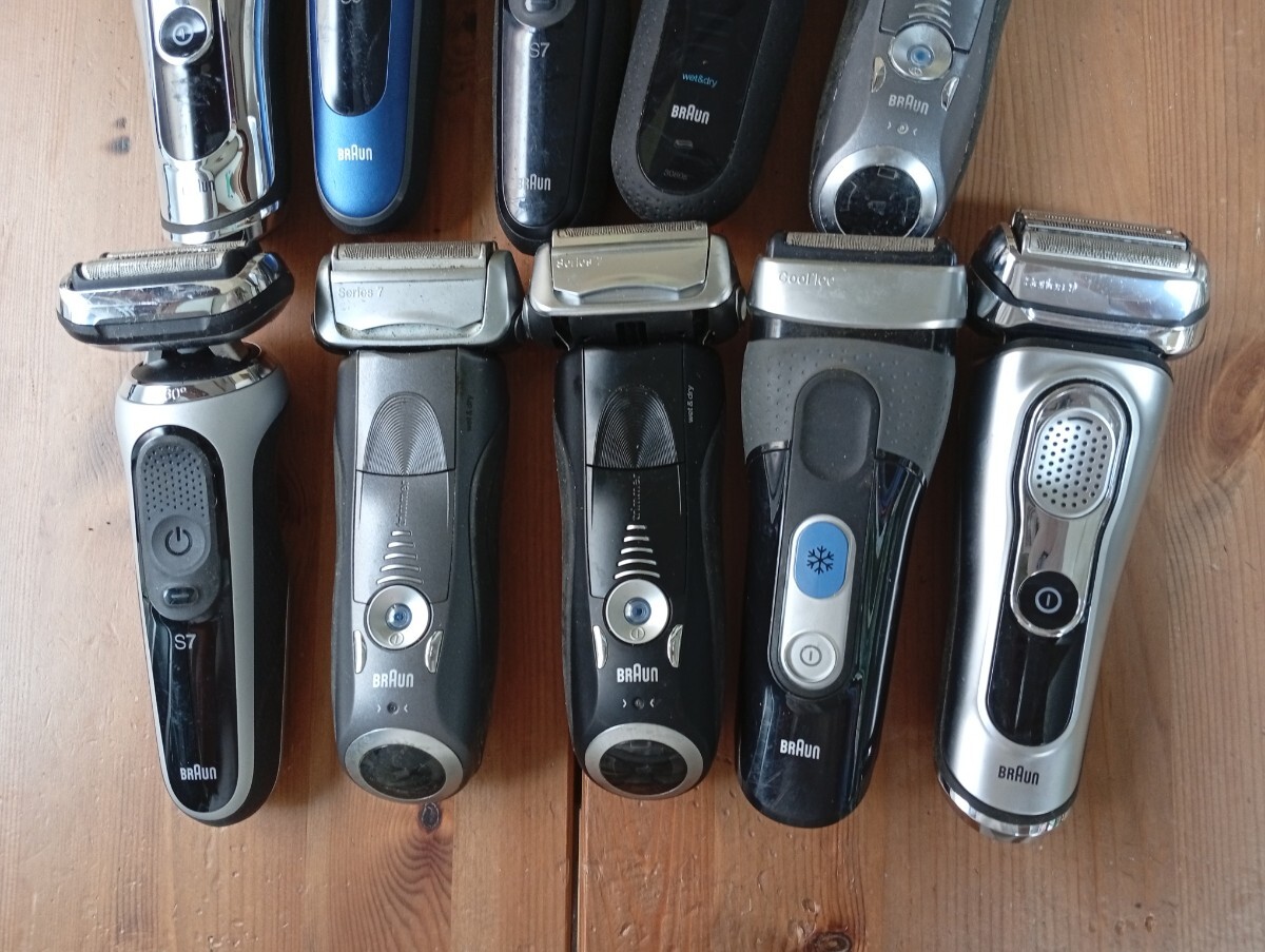 Yahoo!オークション - S024 【動作品】 BRAUN ブラウン 電気シェーバー...