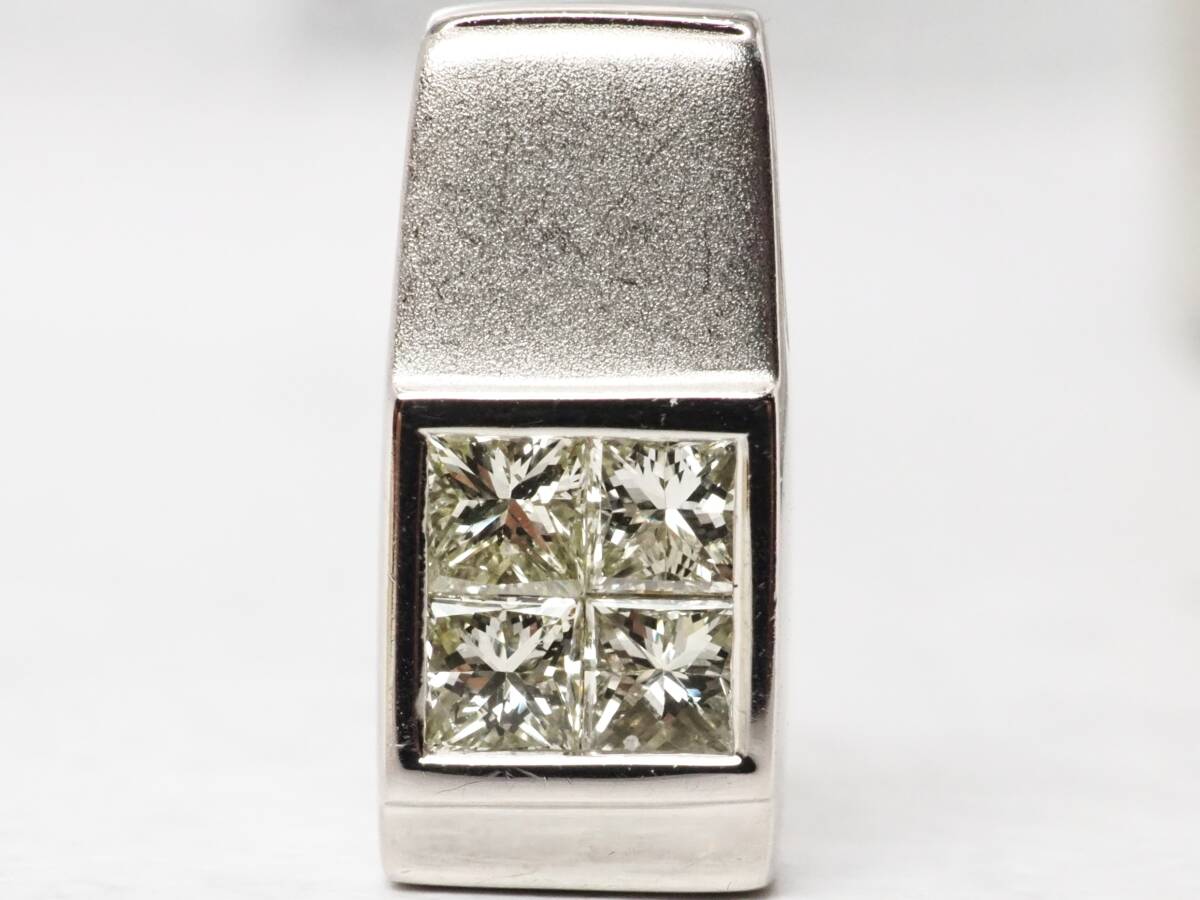 Yahoo!オークション - 【7439P】Pt900 天然ダイヤモンド 0.47ct/3.2g ...