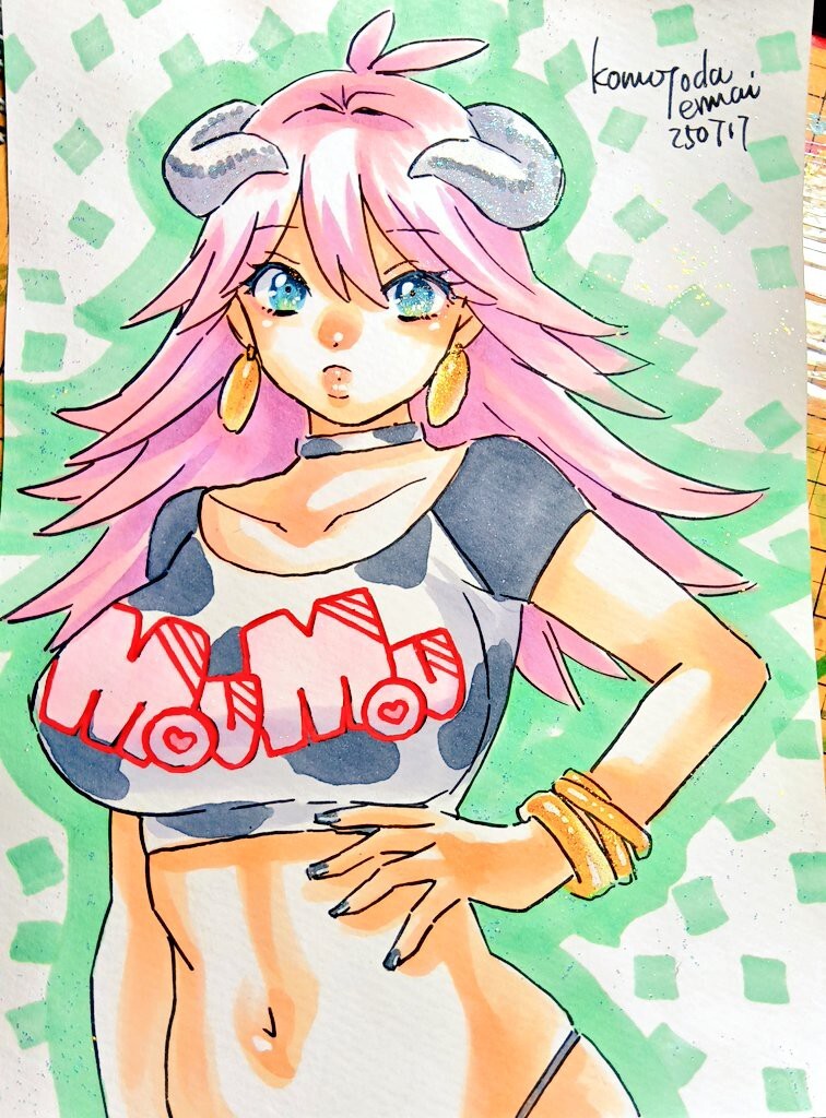 Yahoo!オークション - 小本田絵舞アナログ原画moumou パラダイス