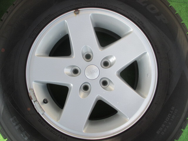 Yahoo!オークション - (C3012)JEEP純正 ラングラー 265/70R17 ウインタ...