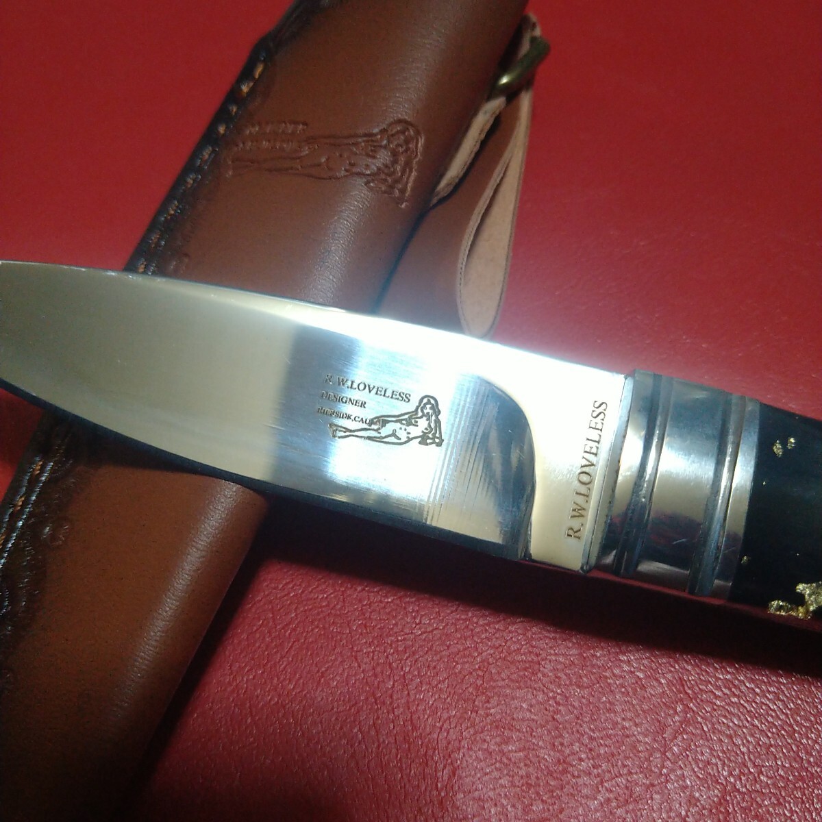 Yahoo!オークション - M390 狩猟ナイフ アウトドア ナイフ 黒木目ハン...