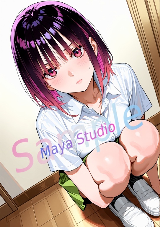Yahoo!オークション - 『Maya Studio』オリジナル イラスト A4ポスター...