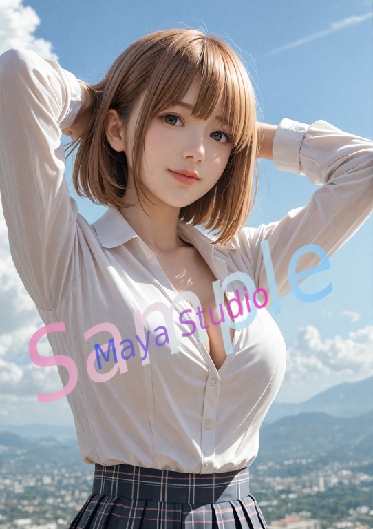 Yahoo!オークション - 『Maya Studio』オリジナル イラスト A4ポスター...